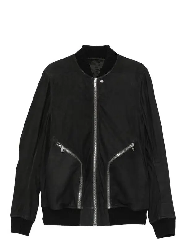 Rick Owens Jackets Bomber Jackets - Black