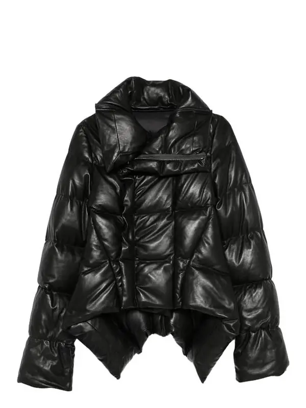 Rick Owens Lambskin Padded Jacket - Black