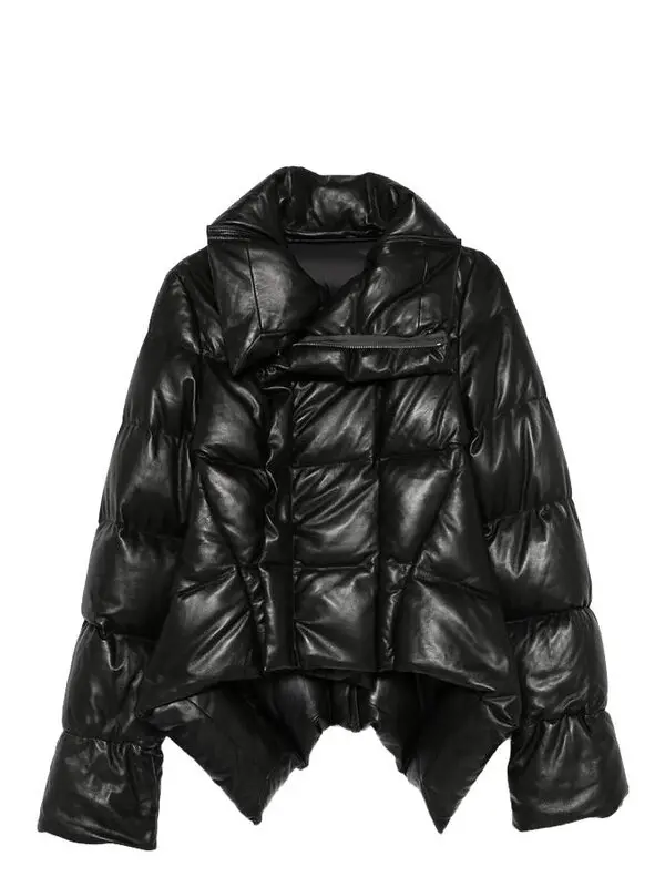 Rick Owens Lambskin Padded Jacket - Black