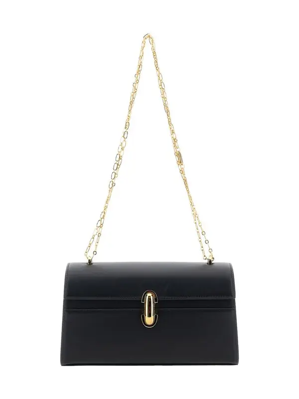 Savette Chain Symmetry Leather Shoulder Bag - Multicolor
