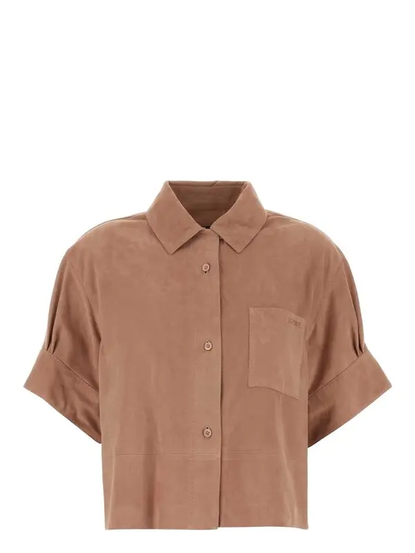 Loewe Suede Shirt - Pink