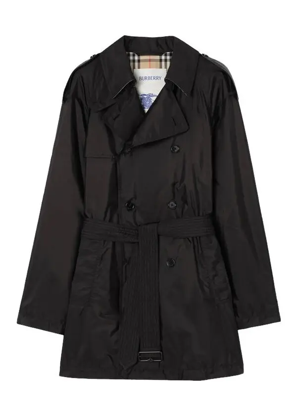 Burberry Leadenham Trench Coat - Black