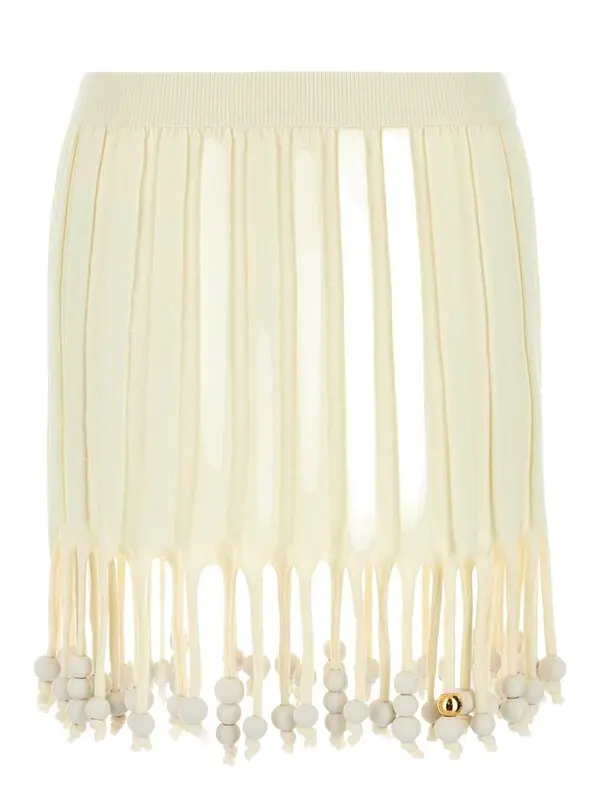 Loewe Cotton Mini Skirt - White