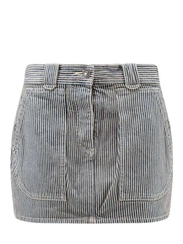 Isabel Marant Étoile Marant Estera Cotton Skirt With Striped Pattern - Multicolor
