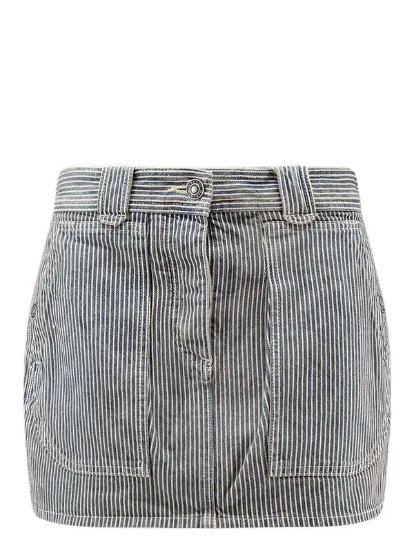 Isabel Marant Étoile Marant Estera Cotton Skirt With Striped Pattern - Multicolor