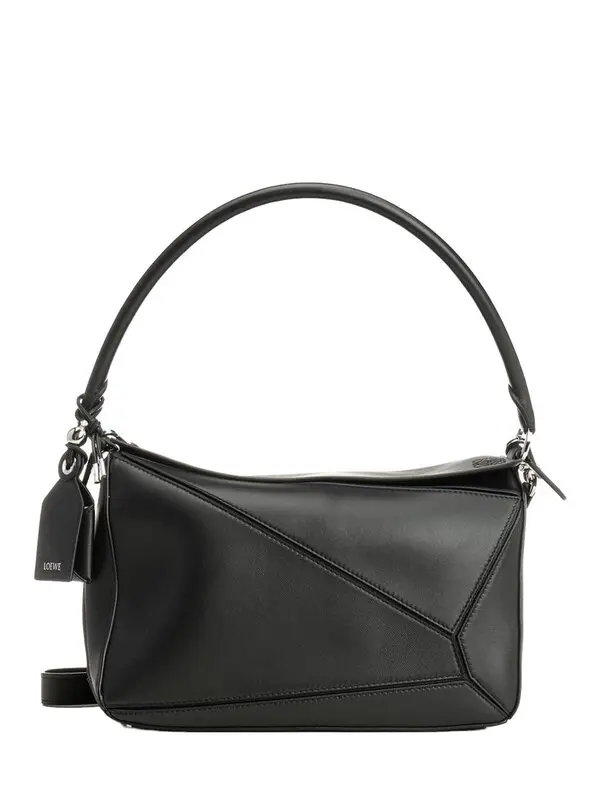 Loewe Puzzle Featherlight Bag - Black
