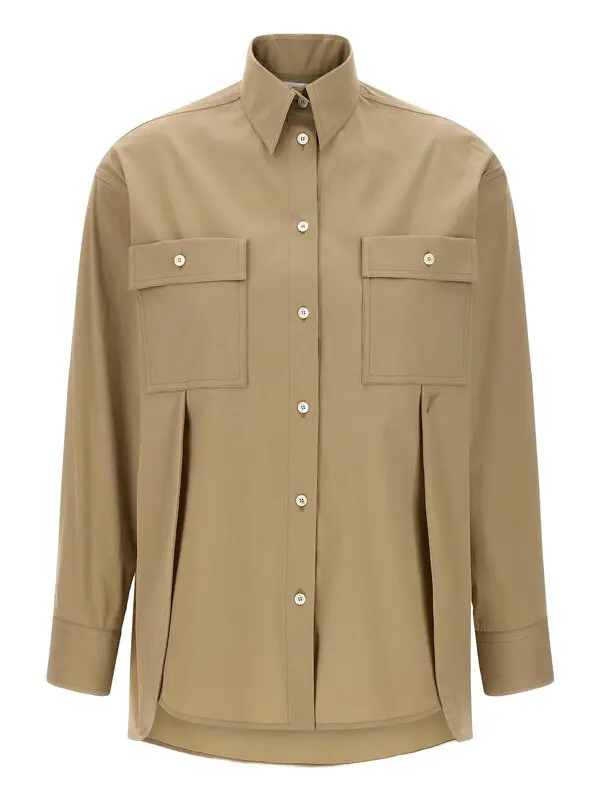 FERRAGAMO Pannelli Shirt - Cream
