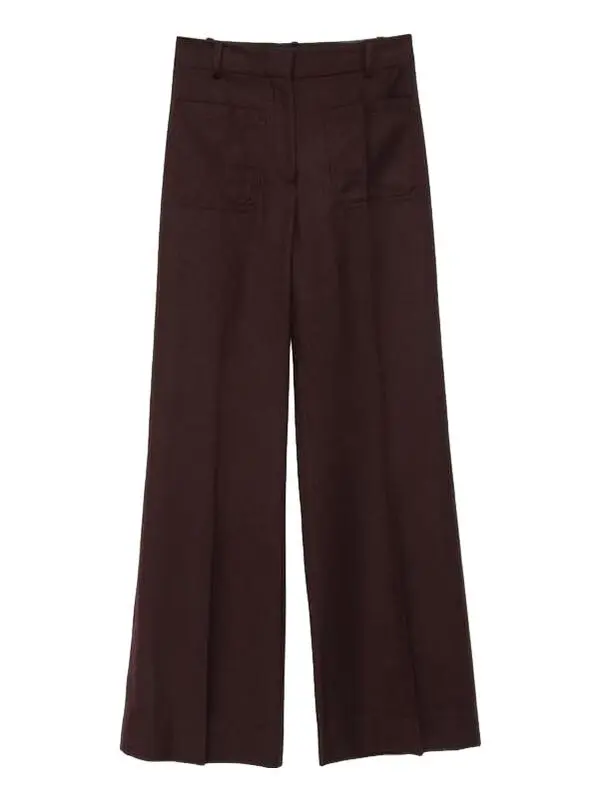 Victoria Beckham Tailored Trousers - Brown