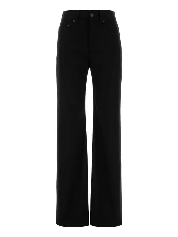 Balenciaga Stretch Wool Pant - Black