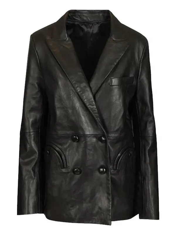 BLAZÉ MILANO Jackets Leather Jackets - Black