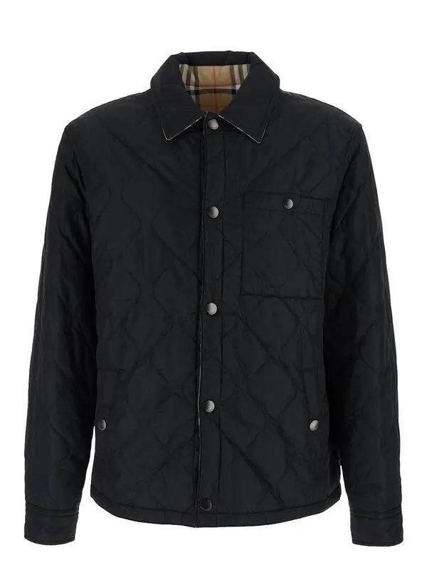 Burberry Brighton Quilted Reversible Tech Fabric Jacket - Multicolor