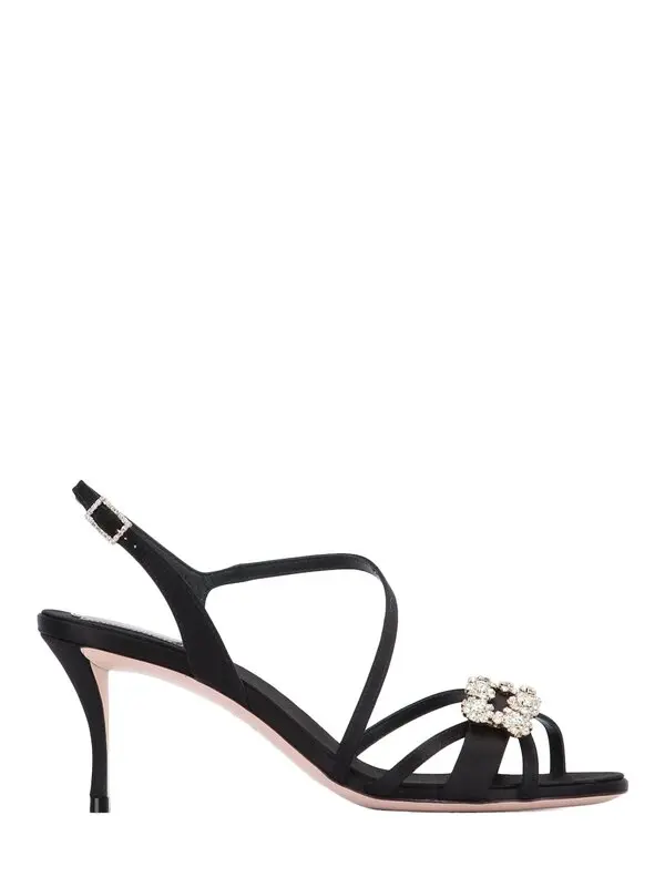 ROGER VIVIER Mini Flower Strass Sandal - Multicolor