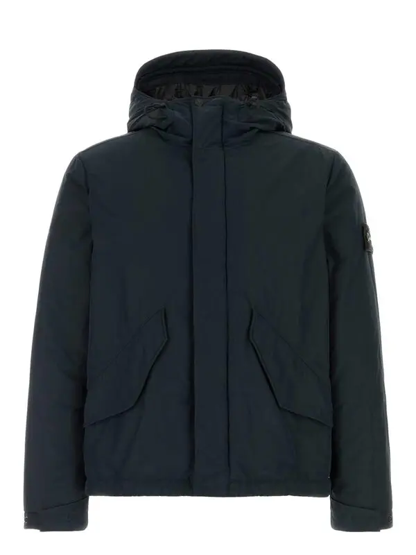 Stone Island Polyester Blend Padded Jacket - Blue