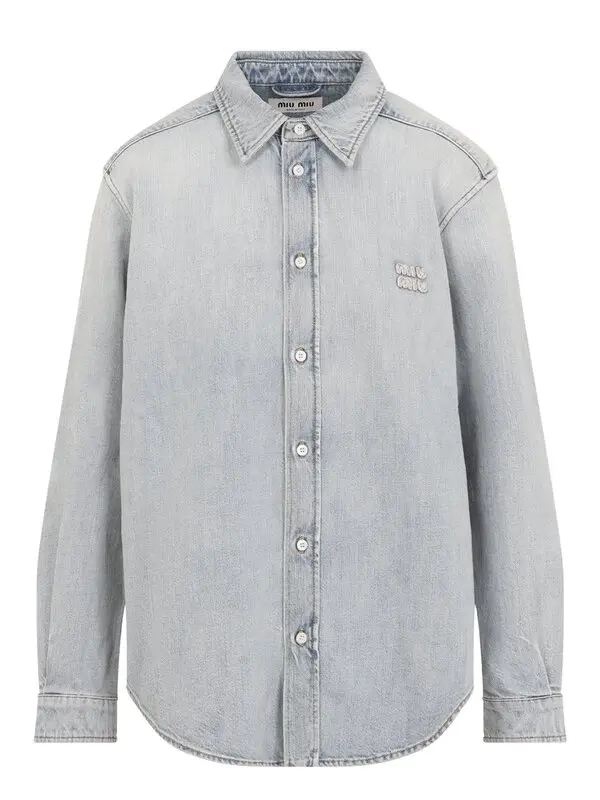 Miu Miu Denim Shirt - Blue