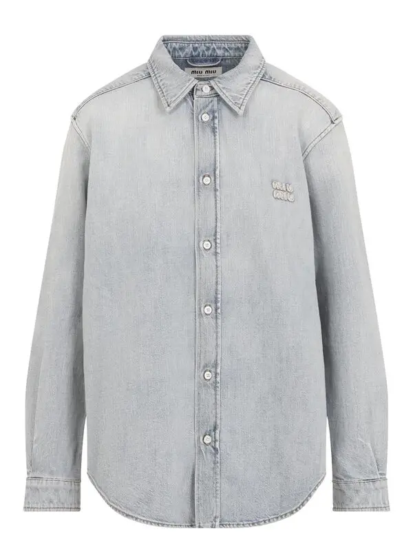 Miu Miu Denim Shirt - Blue