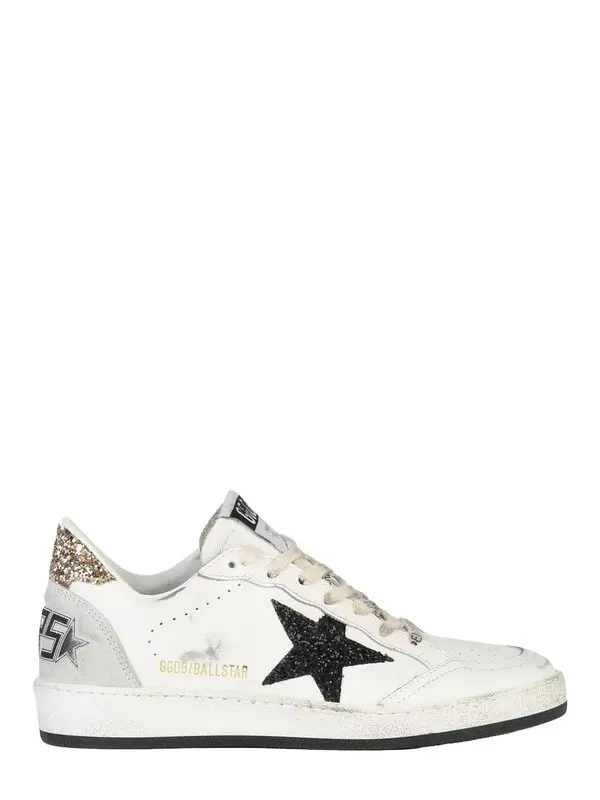 GOLDEN GOOSE Ball Star Leather Sneakers - White