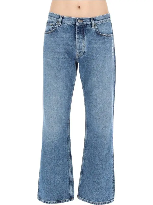 Off-White Jeans Half Arrow - Blue
