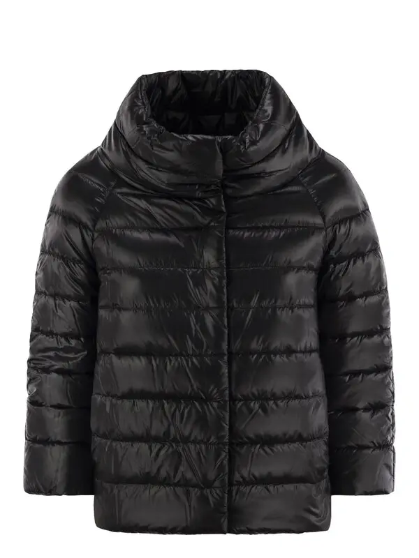 Herno Sofia Mini Cape - Black