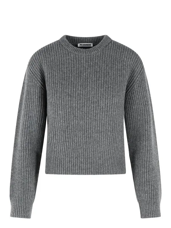 JIL SANDER Wool Sweater - Gray