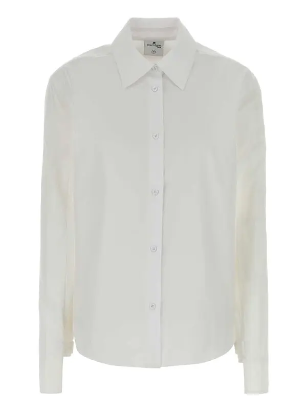 COURREGES Poplin Shirt - White