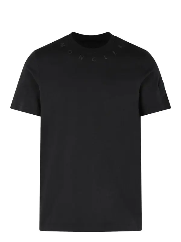 Moncler Cotton T-shirt - Black