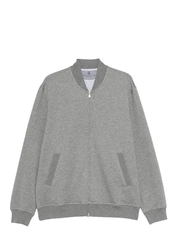 Brunello Cucinelli Zip-up Sweatshirt - Gray