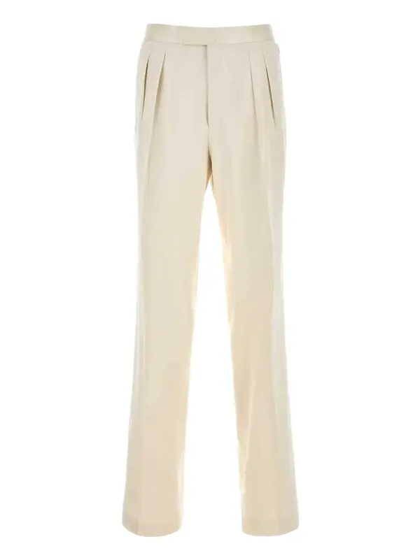 TOM FORD Ivory Satin Pant - White