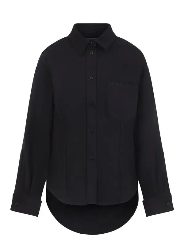 Balenciaga Classic Cotton Shirt - Black