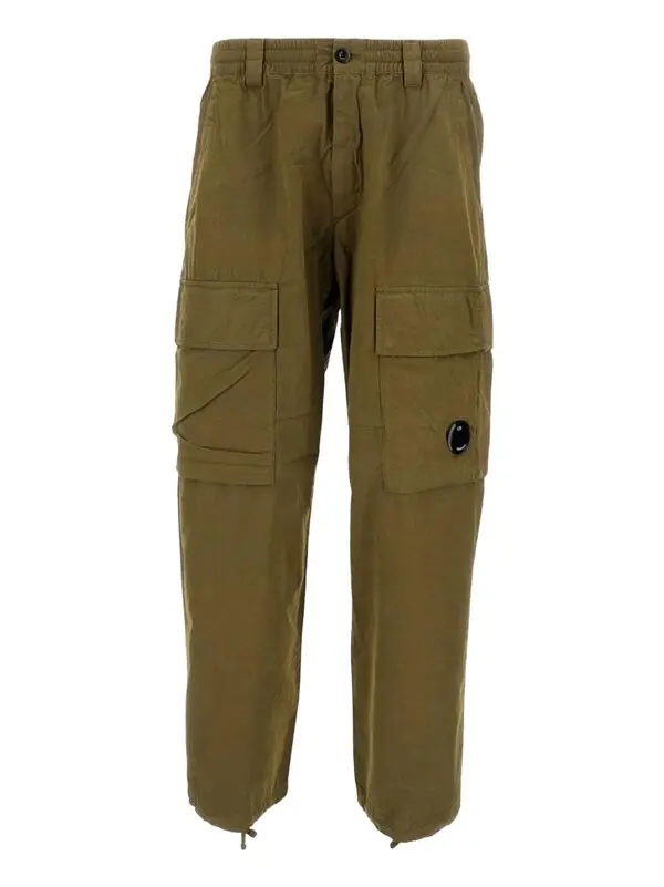 C.P. COMPANY Cotton Cargo Trousers - Green