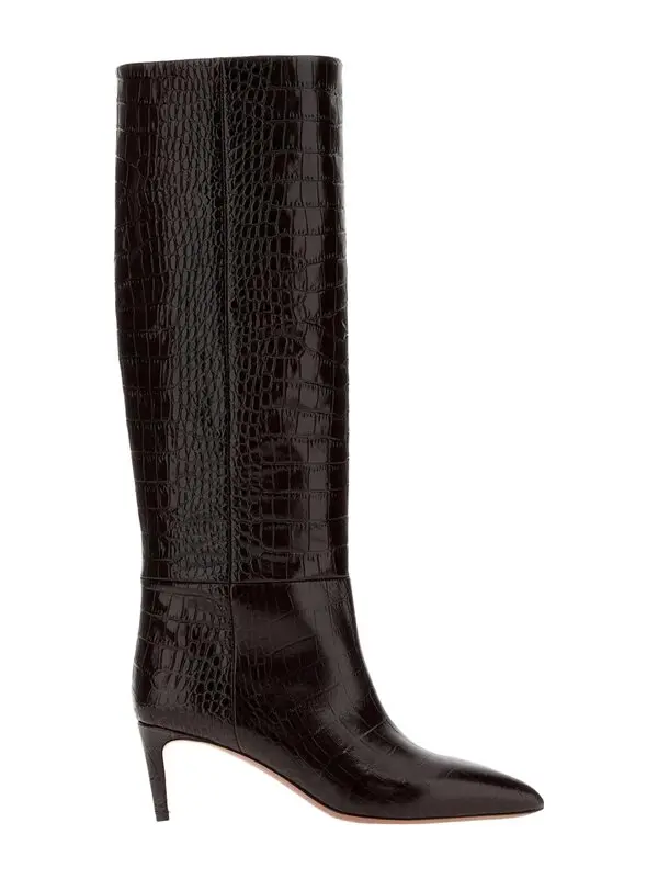 Paris Texas Leather Boots - Brown