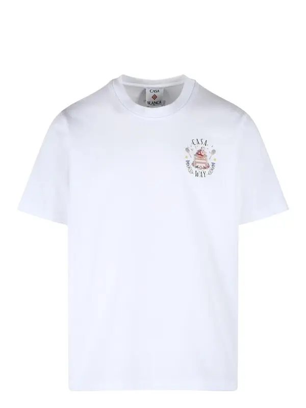 Casablanca Casaway' Cotton T-shirt - White