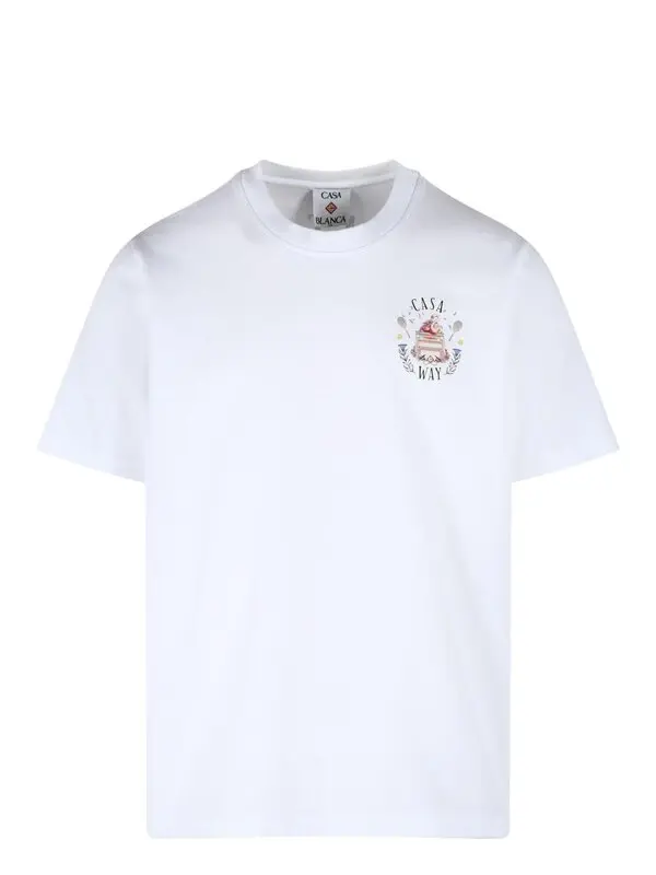 Casablanca Casaway' Cotton T-shirt - White