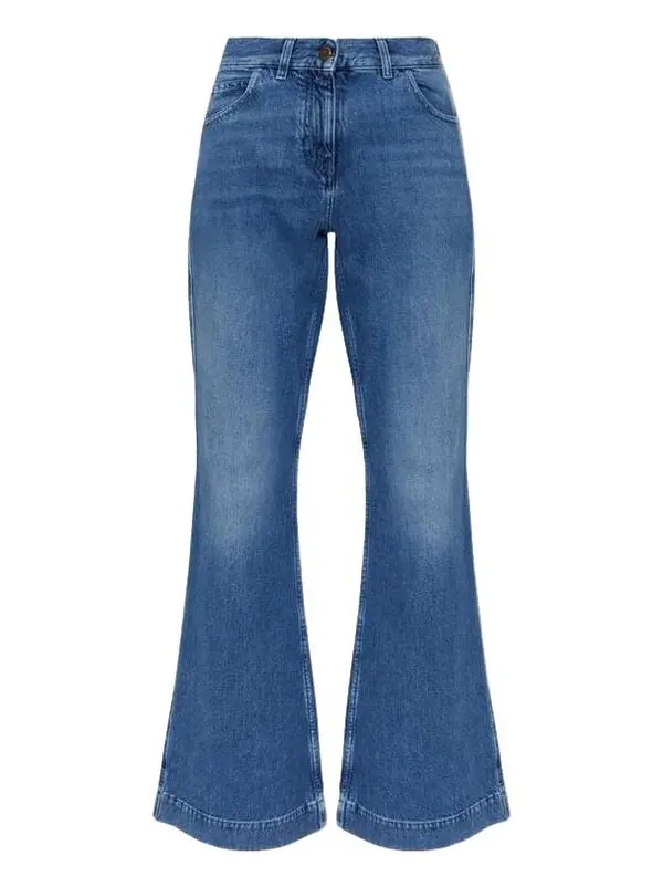 Moncler Wide-leg Denim Jeans - Blue