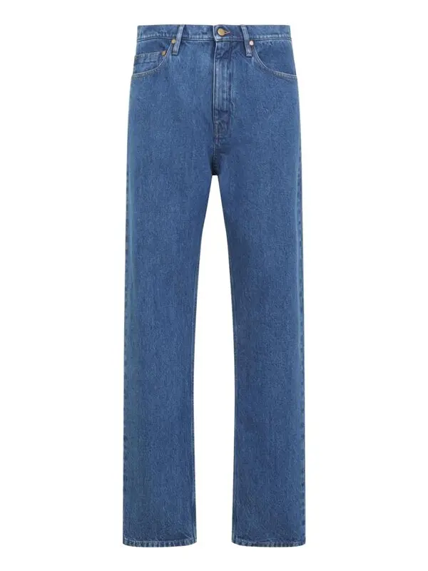 JIL SANDER Cotton Jeans - Blue