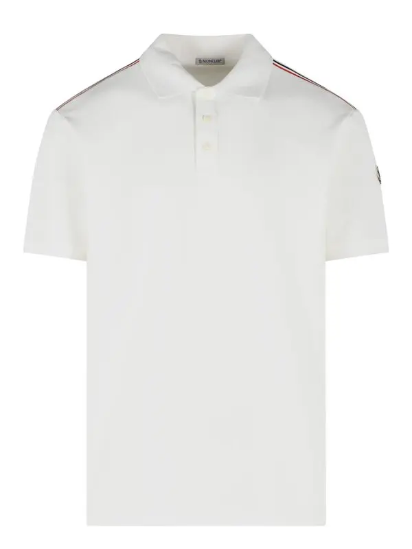 Moncler Cotton Polo Shirt - White