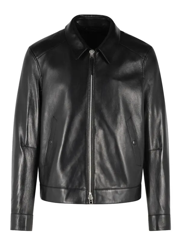 TOM FORD Leather Jacket - Black