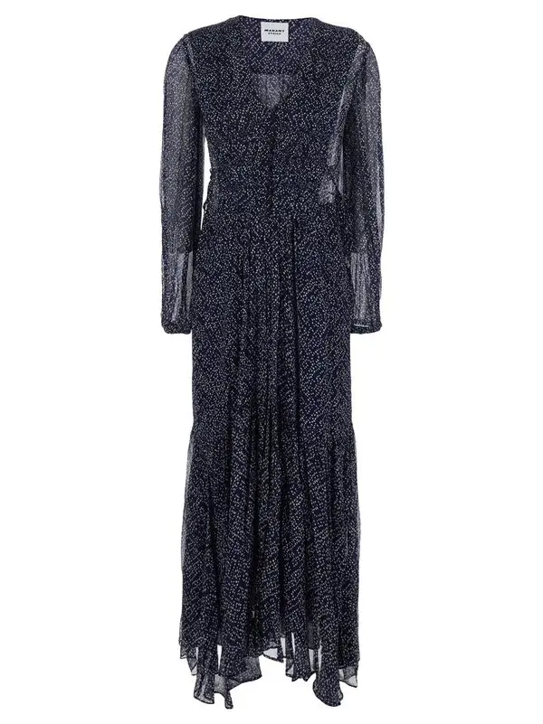 Isabel Marant Étoile Briane Midi Dress - Multicolor