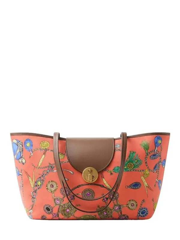 Versace Small Vivian Tote Bag - Red