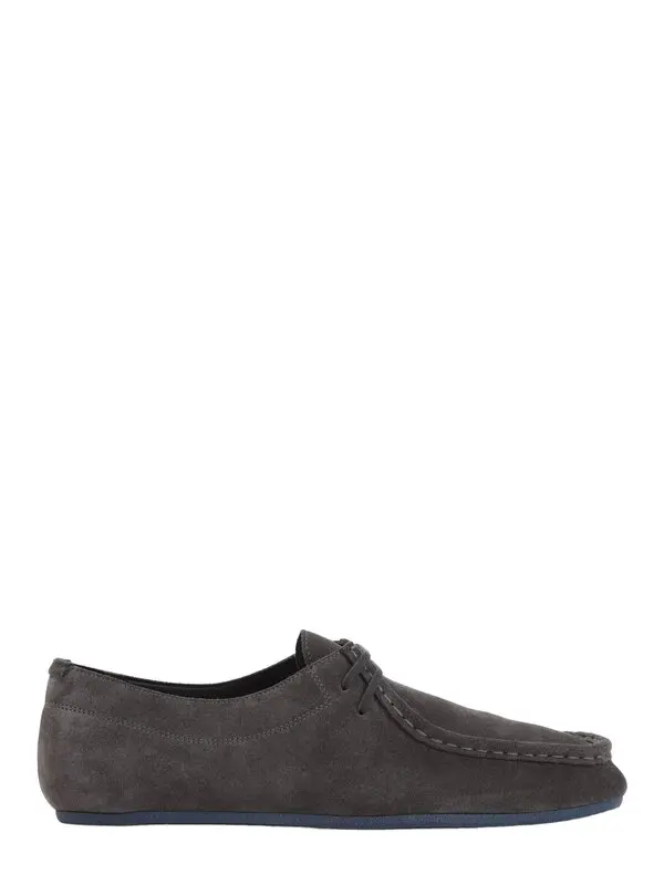 JIL SANDER Suede Leather Lace-up Shoes - Gray