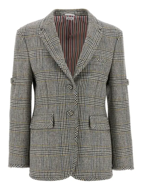 Thom Browne Prince Of Wales Blazer - Multicolor