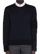 Thom Browne Ottoman Milano Stitch 4-bar Bomber Pullover - Multicolor