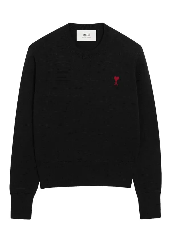 AMI Paris De Coeur Wool Sweater - Multicolor