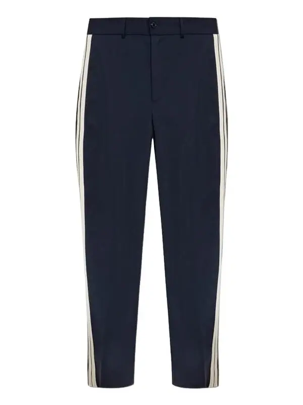 Moncler Regular & Straight-leg Trousers - Blue