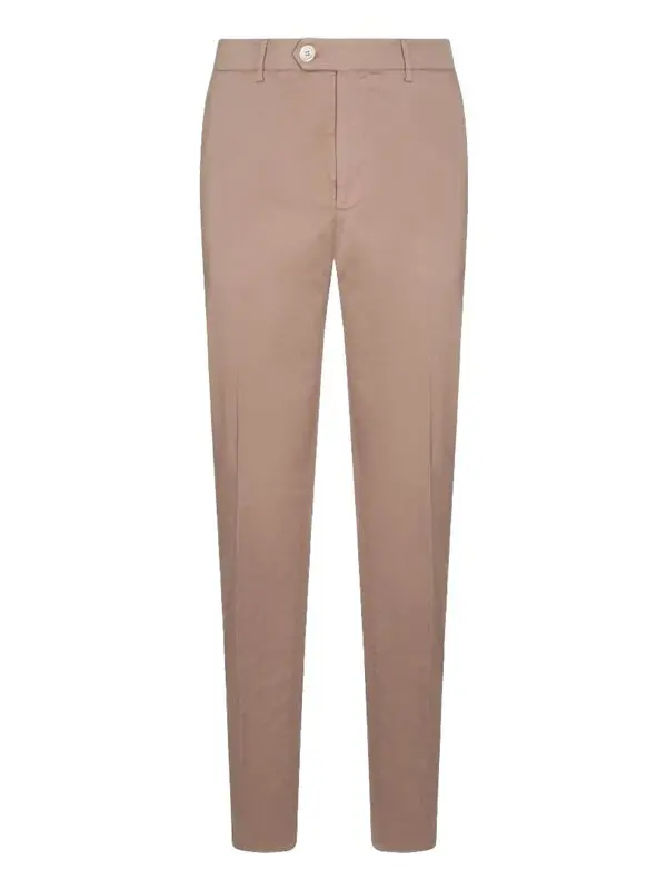 Brunello Cucinelli Cotton Trousers - Multicolor