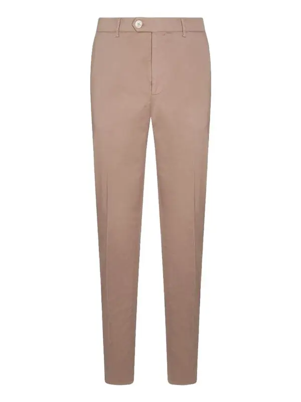Brunello Cucinelli Cotton Trousers - Multicolor
