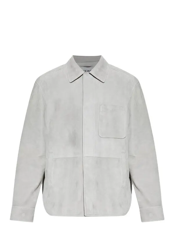 Loewe Suede Leather Overshirt - Multicolor