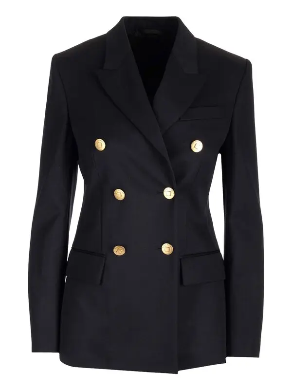 Givenchy Wool And Mohair Double-breasted Blazer - Blue