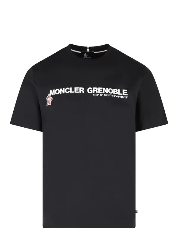 Moncler Stretch Cotton T-shirt - Black