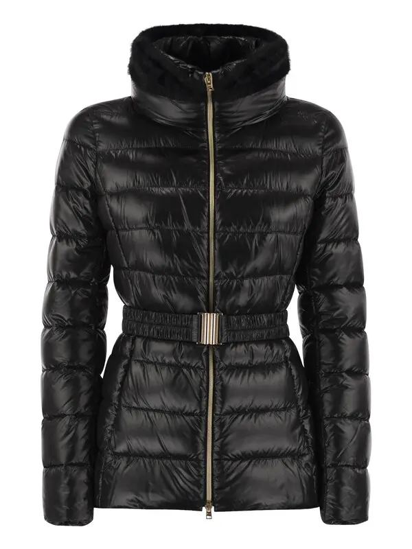 Herno Nylon Down Jacket - Black