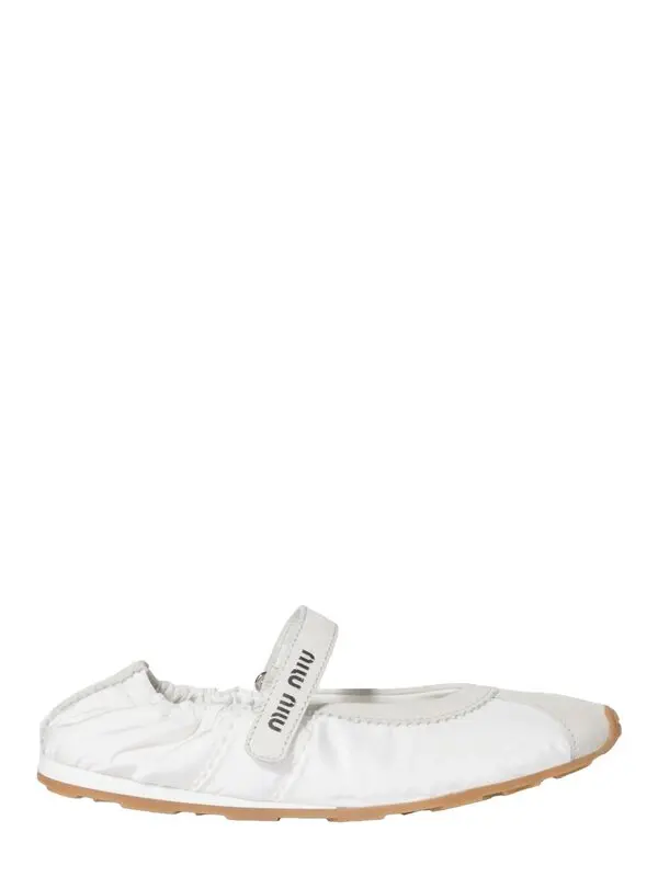Miu Miu Ballet Flat - White